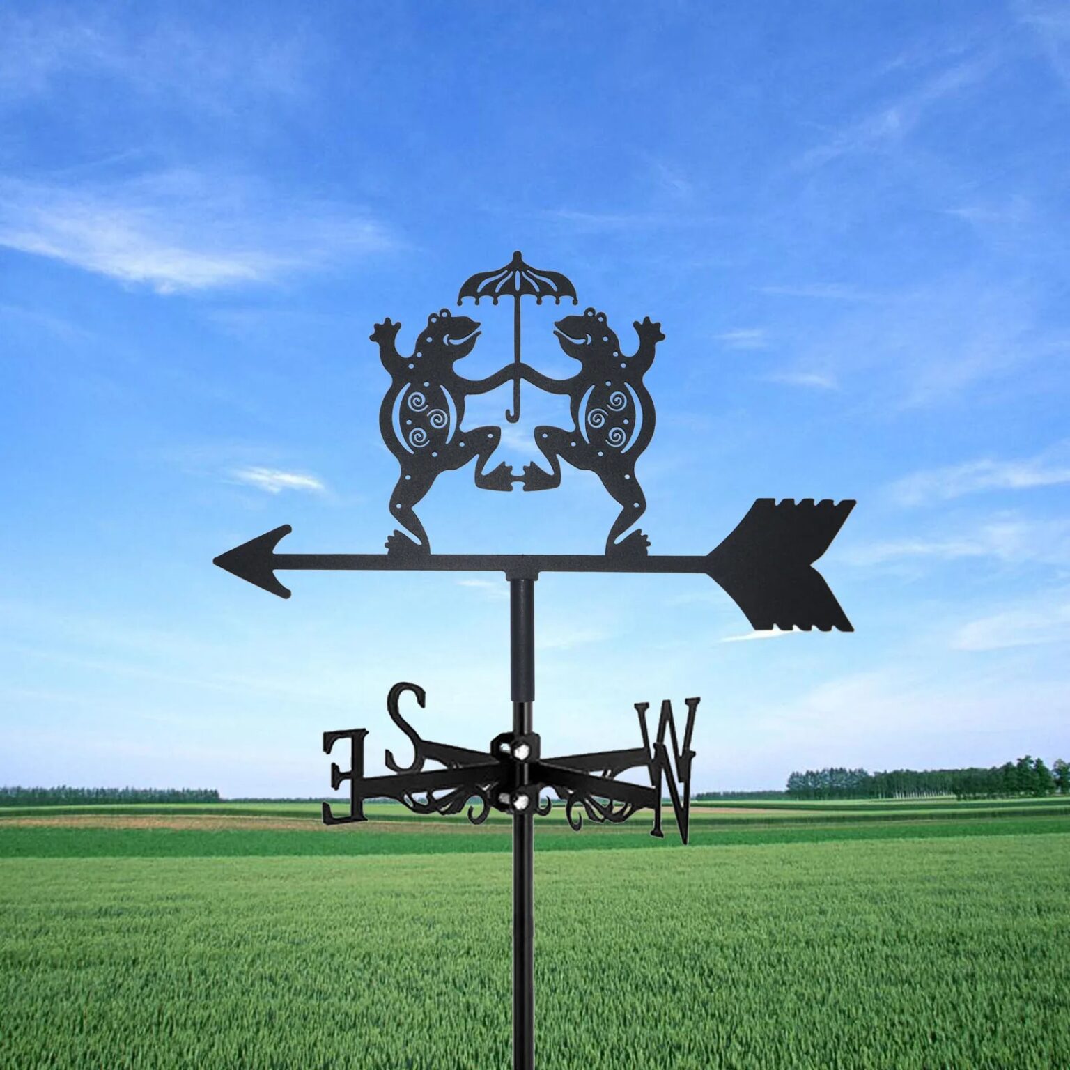 Girouette De Jardin Grenouilles | La Maison Du Jardinier