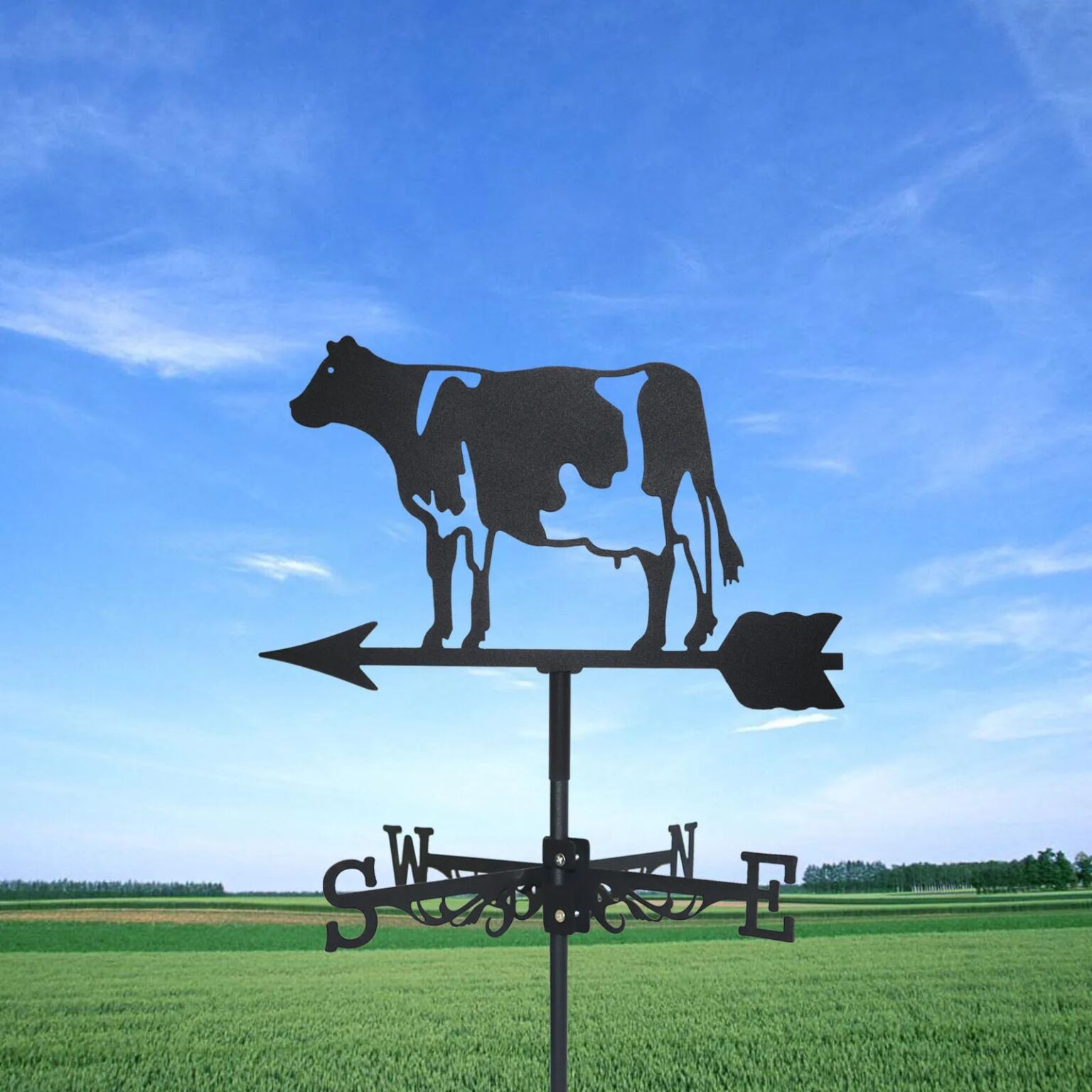 Girouette De Jardin Vache | La Maison Du Jardinier