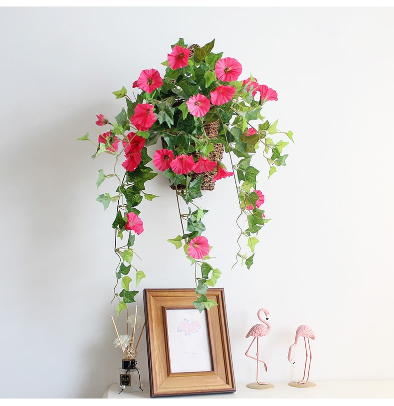 Fleurs Tombantes Artificielles Petunia | La Maison Du Jardinier