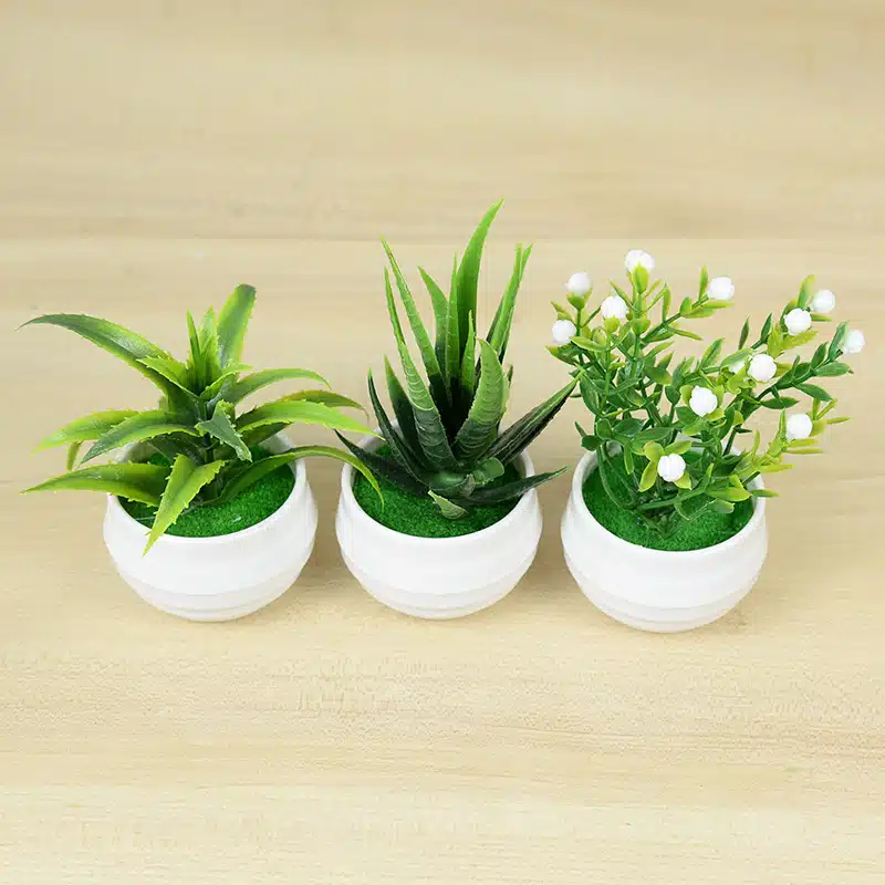 Mini Plante Artificielle En Pot | La Maison Du Jardinier